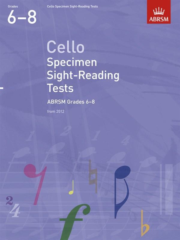 ABRSM Cello Specimen Sight Reading Tests Grades 6-8 from 2012 – Simply ...