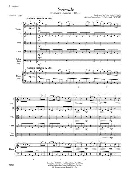 Classic String Quartets Conductor Score – Simply for Strings